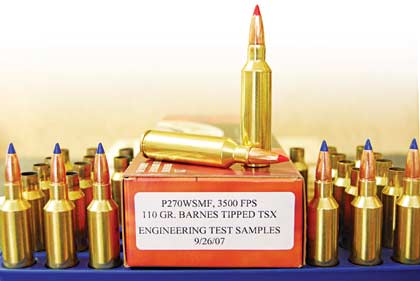 New Barnes Tipped Triple-Shock X-Bullet