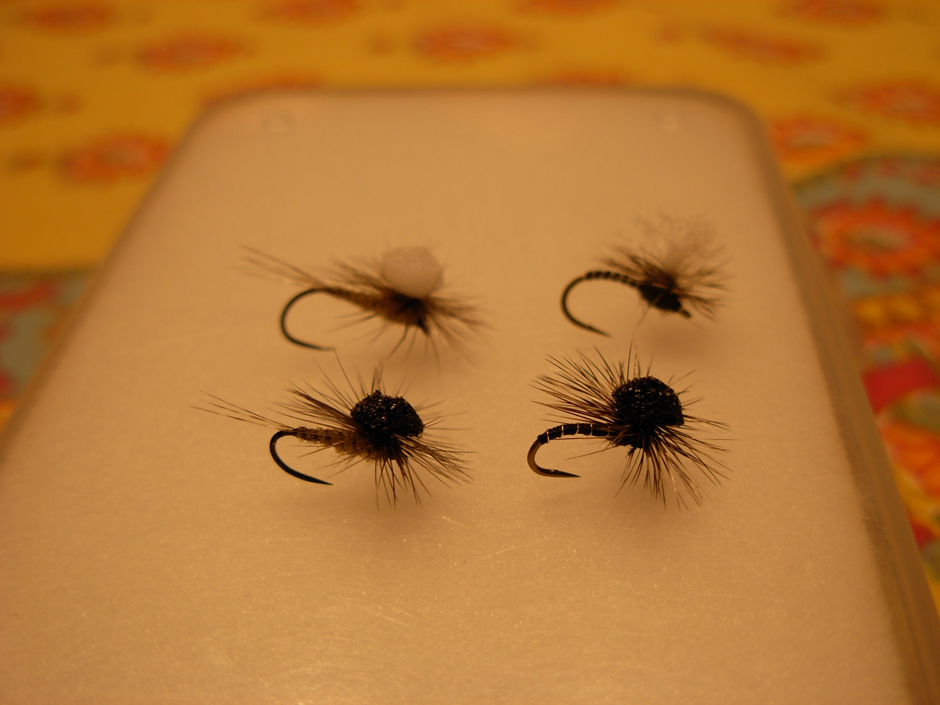 Black and White Midges and Baetis